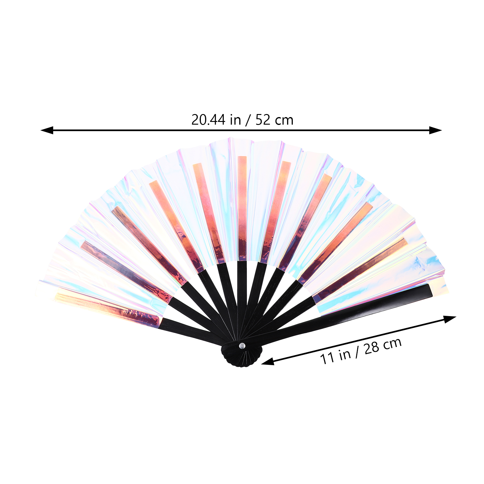 Dytern Party Festival Fan Folding Fan Party Colorful Handheld Foldable ...
