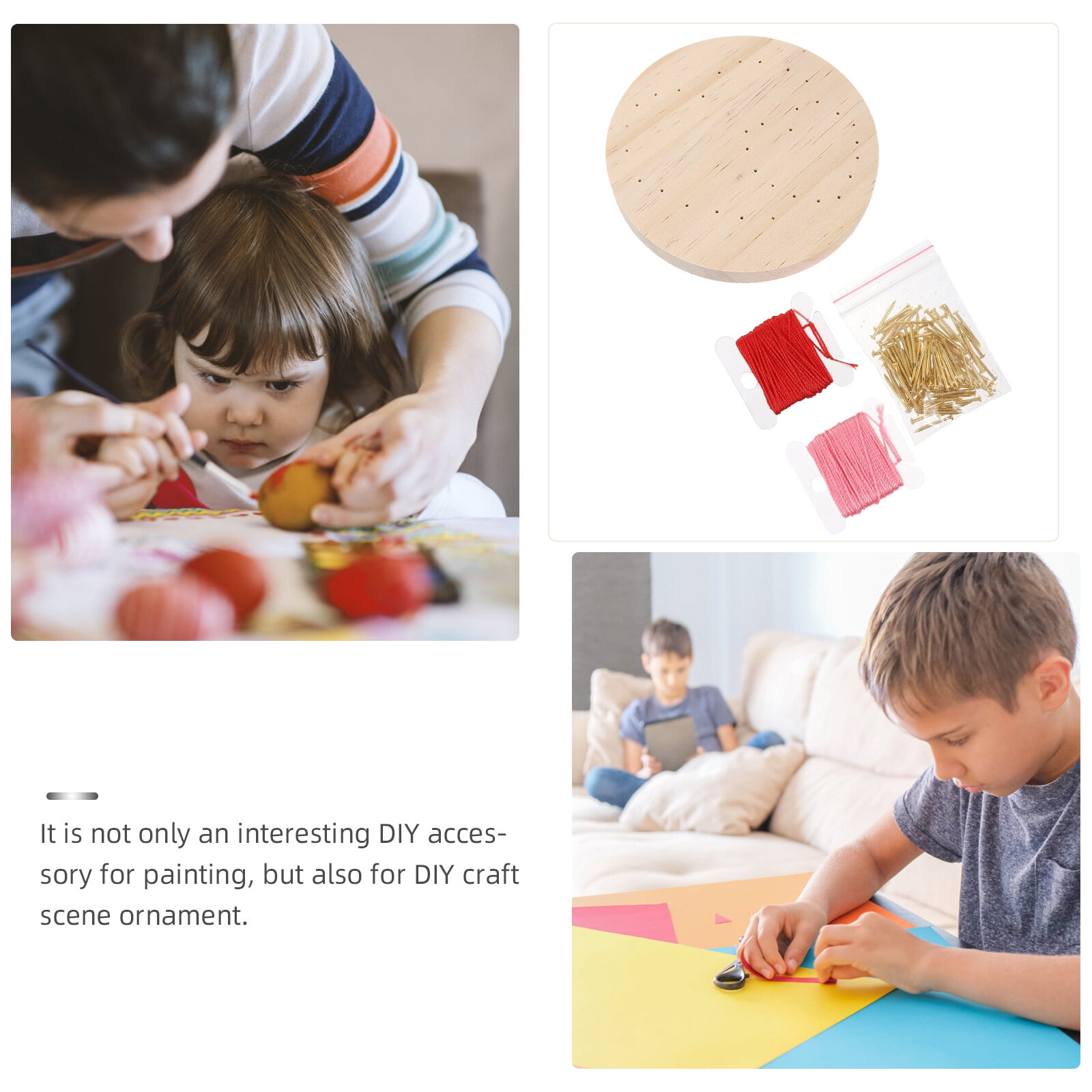 Dytern Valentine's Day 1 Set DIY Nail Winding String Drawing Material ...