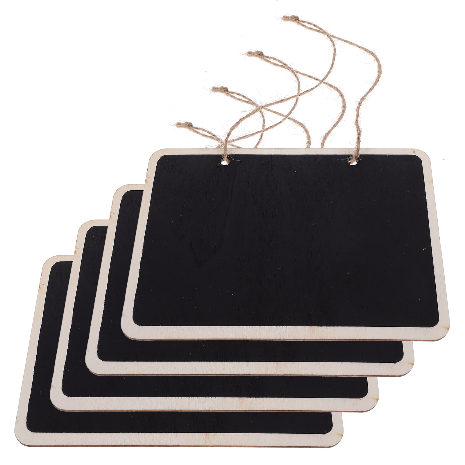 Dytern Wedding 4 PCS Mini Chalkboards Rectangular Hanging Blackboard ...