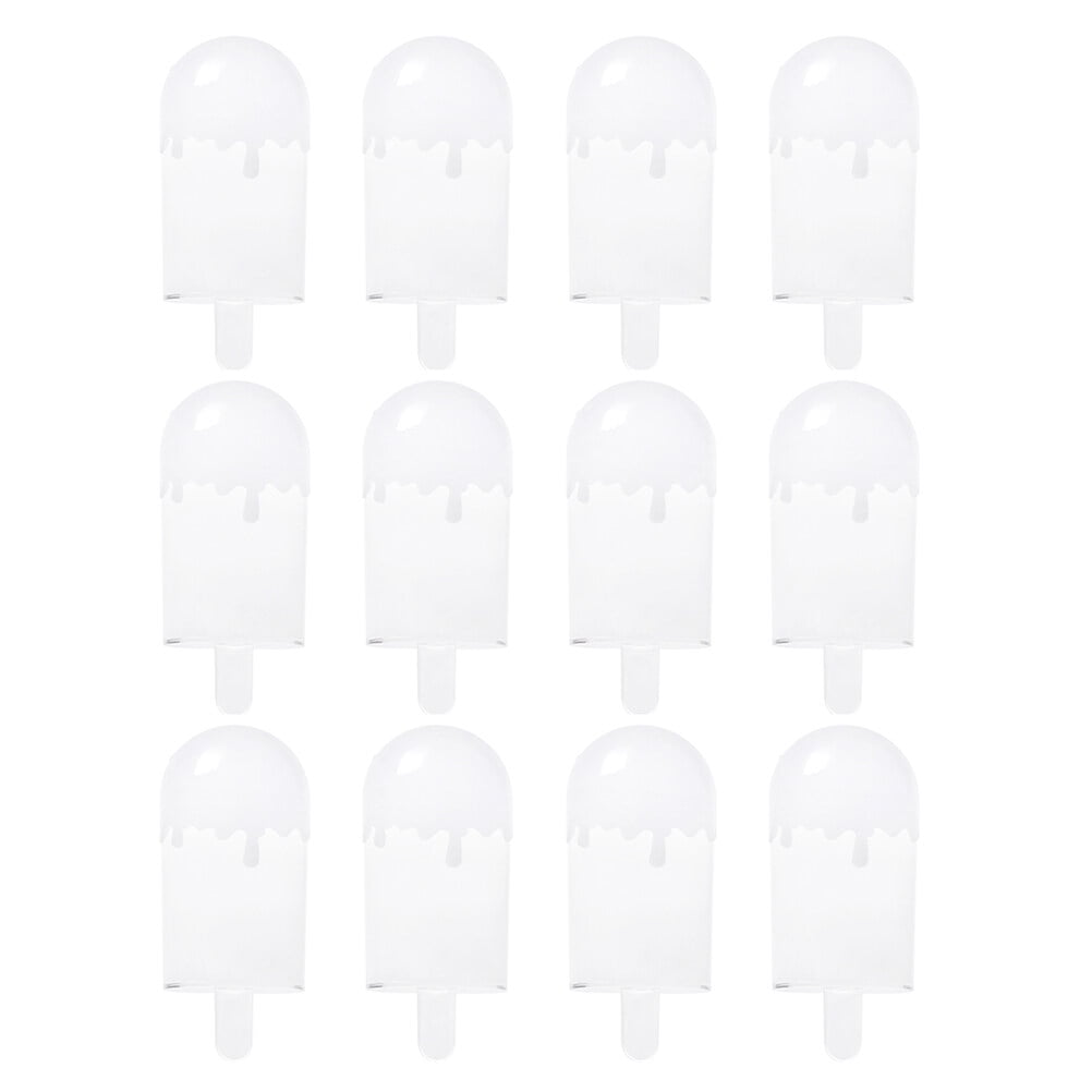 Dytern Winter,12pcs Plastic Ice Cream Shape Candy Boxes Creative Candy ...
