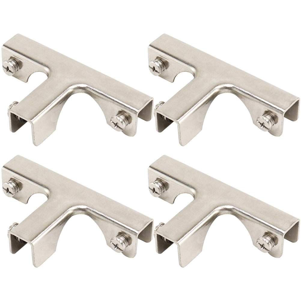 Dytern Winter,4pcs T Shape Glass Clamps Steel Glass Clamps Glass Clip ...