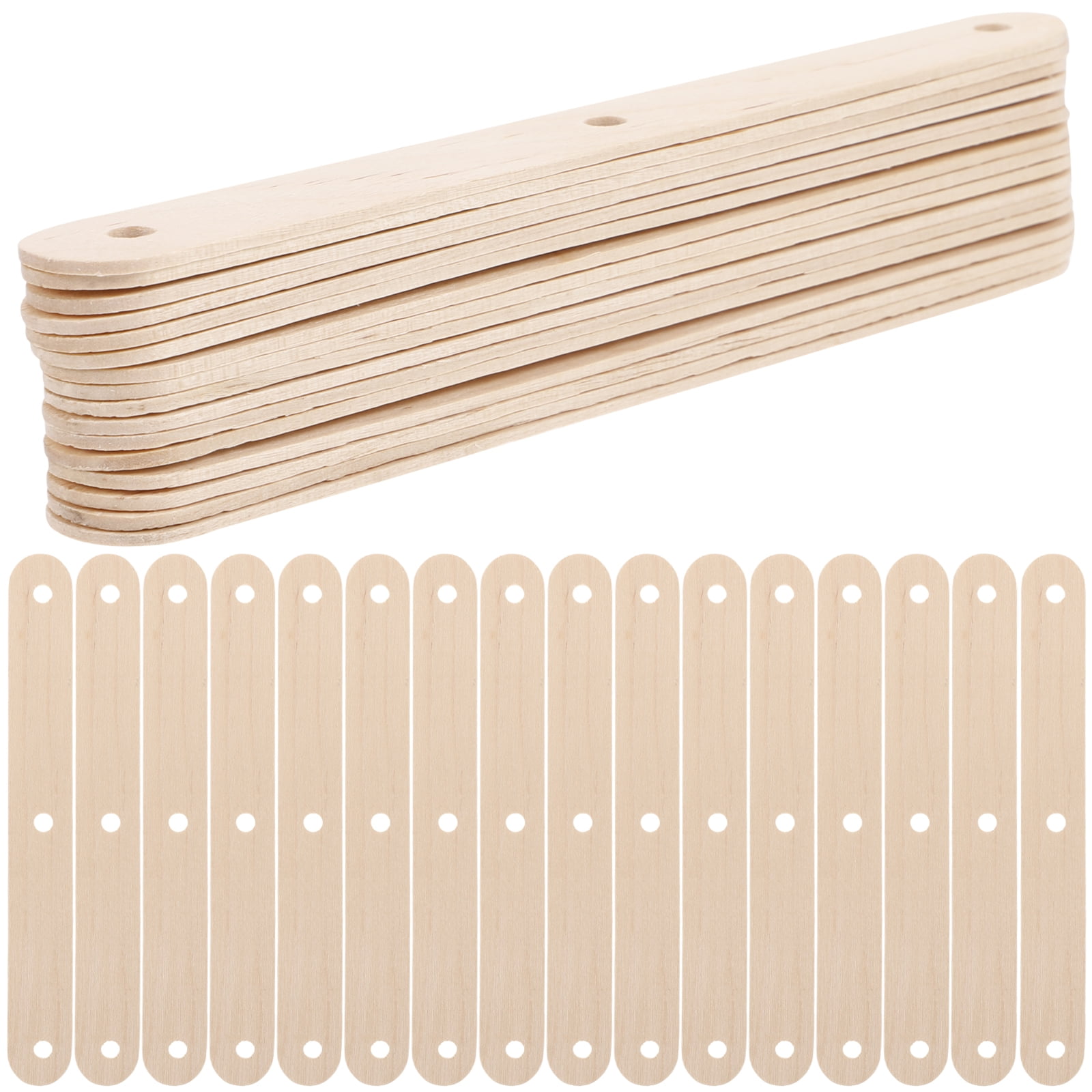 WRISTBIQUE Popsicles Sticks Beige Natural Wood for Kids 50Pcs 5.8x0.7x0 ...