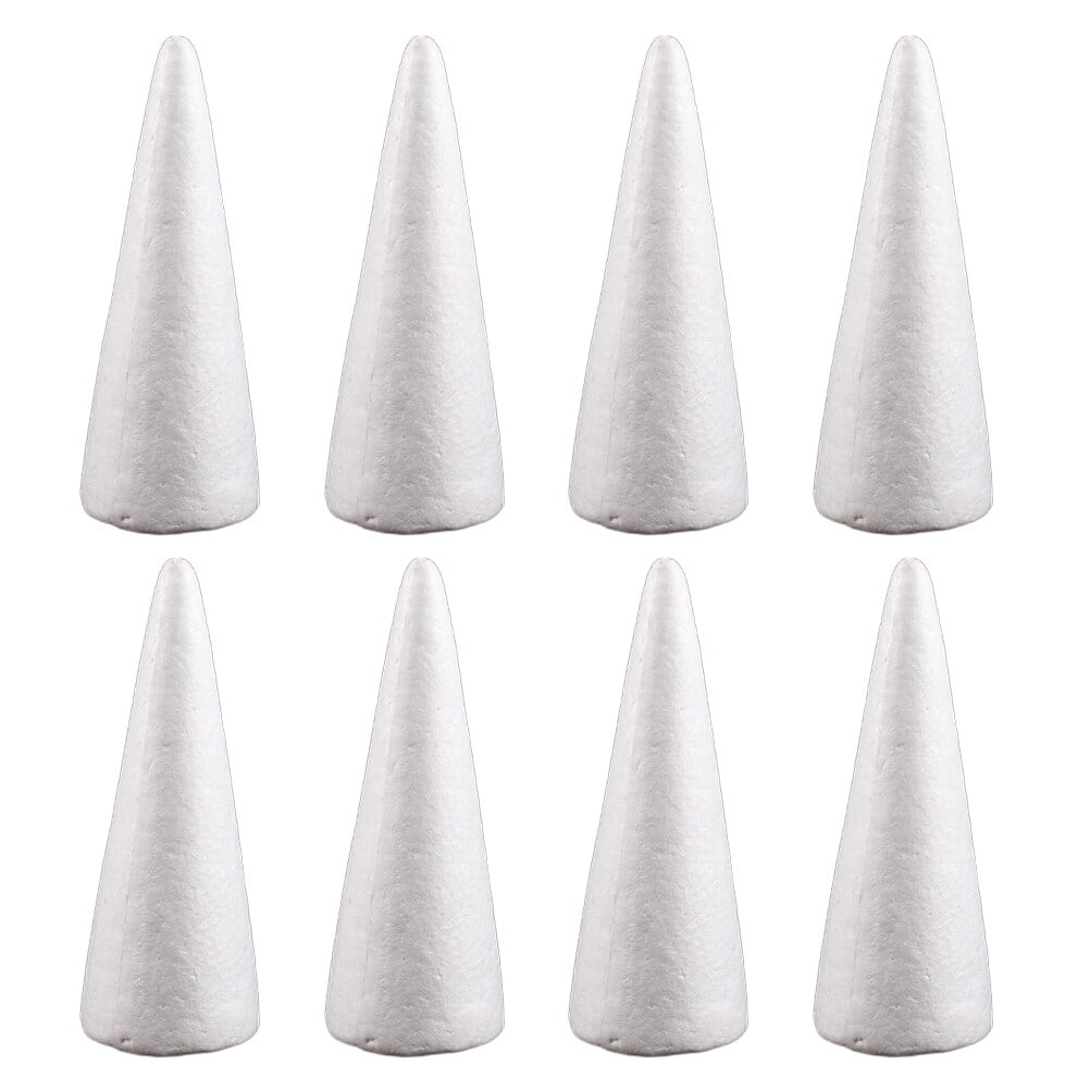 Dytern clay accessories 12pcs 18. 5cm White Cones DIY Painting Drawing ...