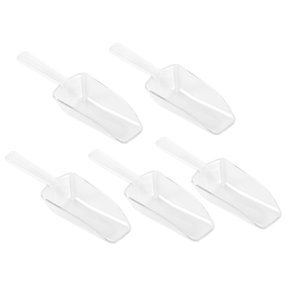 Candy Scoop Set - Package of 12 Clear Small Plastic Scoops for Wedding ...