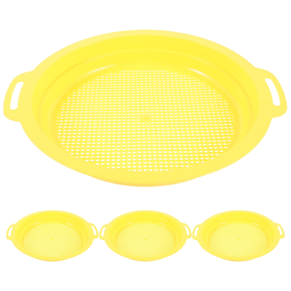 Dytern mesh pan 4pcs Filter Pan Sifting Pan Panning Mesh Pan Sieve Pan ...