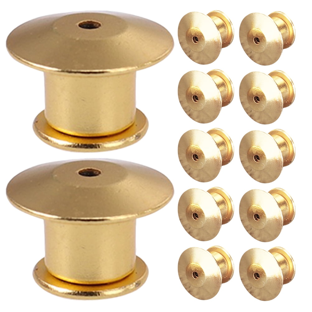 Dytern pin keeper 32Pcs Metal Pin Keepers Pin Back Lock Clamps Locking ...