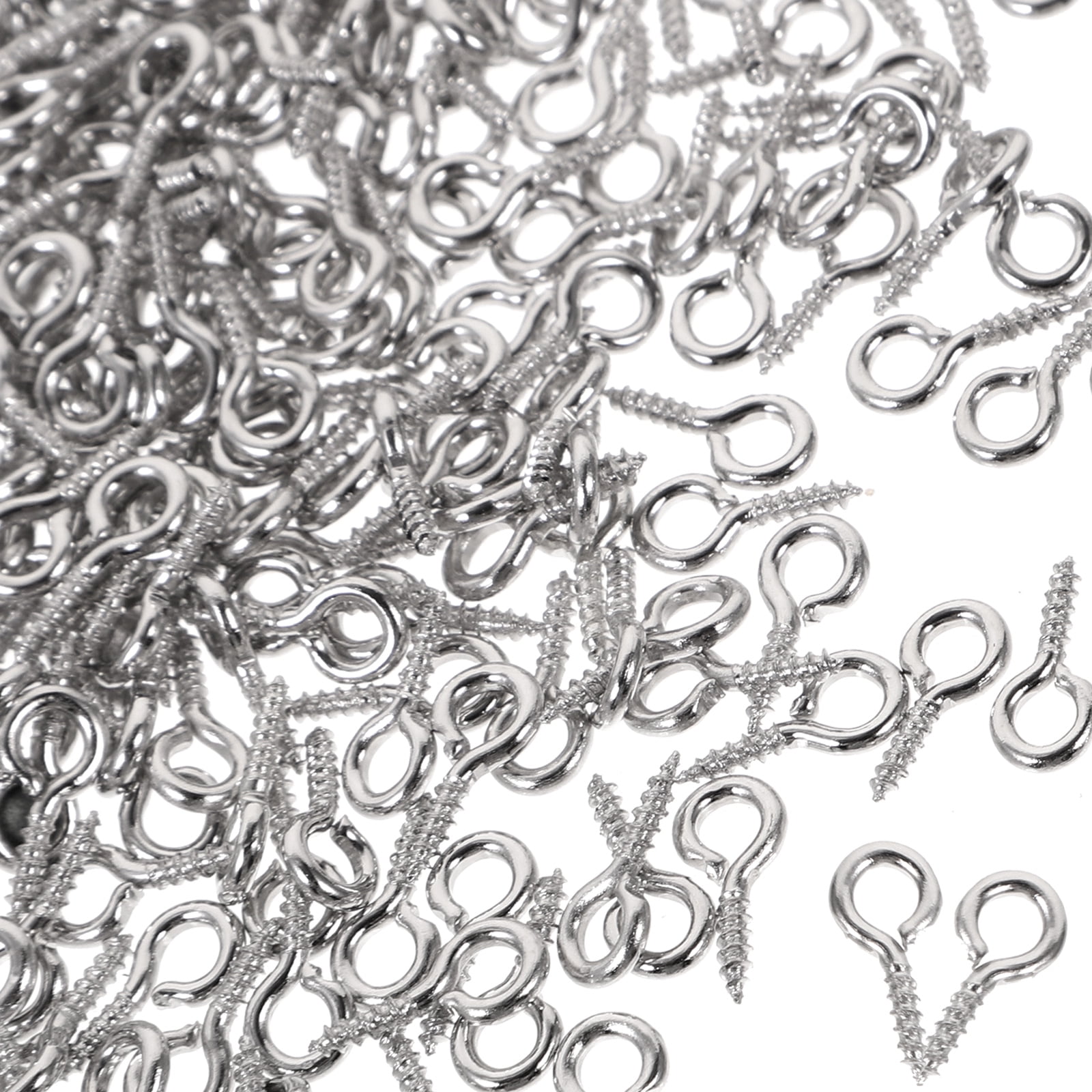 Dytern screw eye pin 500PCS Small Screw Eye 4.5 x 10mm Eye Pin Hooks ...