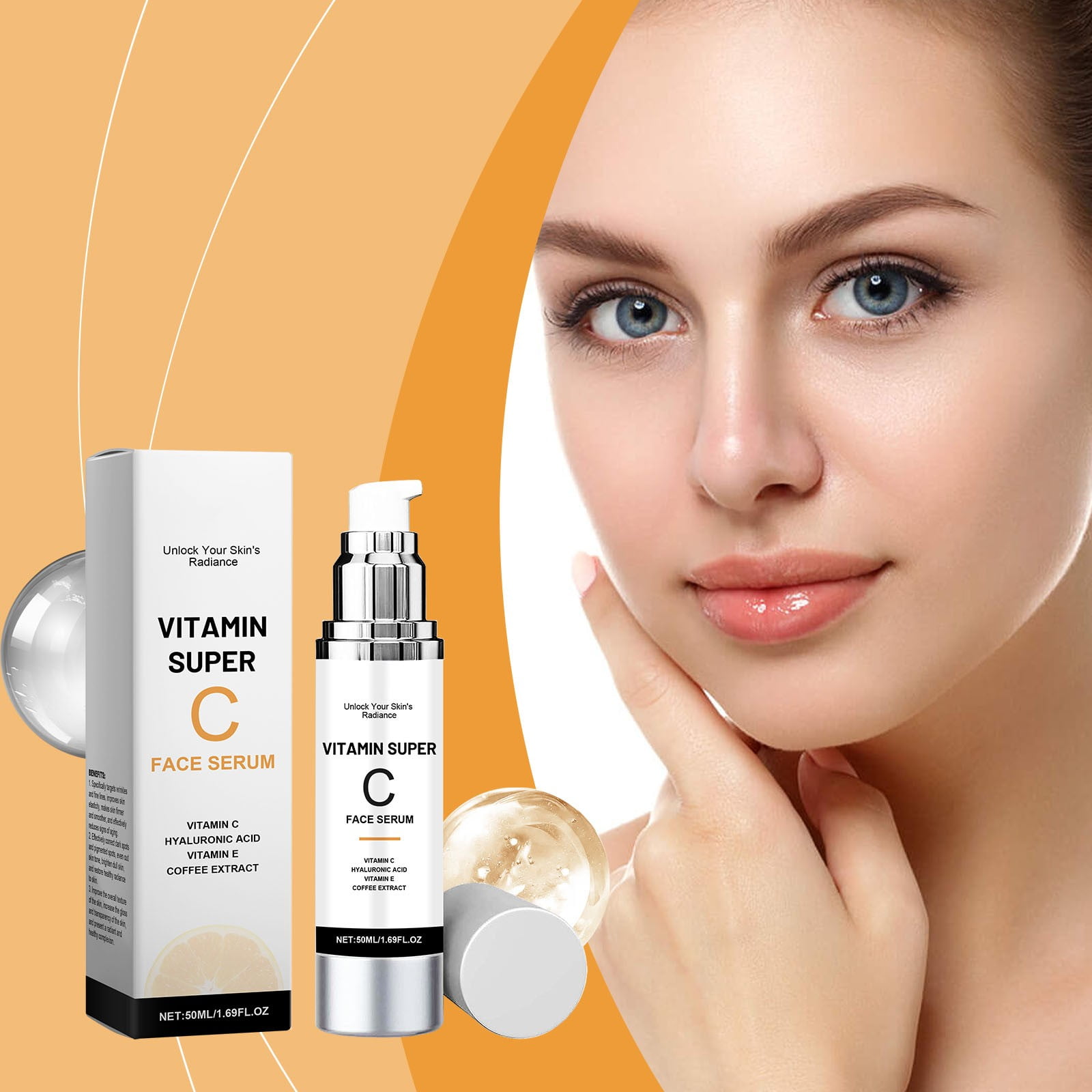 Dyue Advanced Anti-Aging formula- VitaminC, Niacinamide, Hyaluronic ...