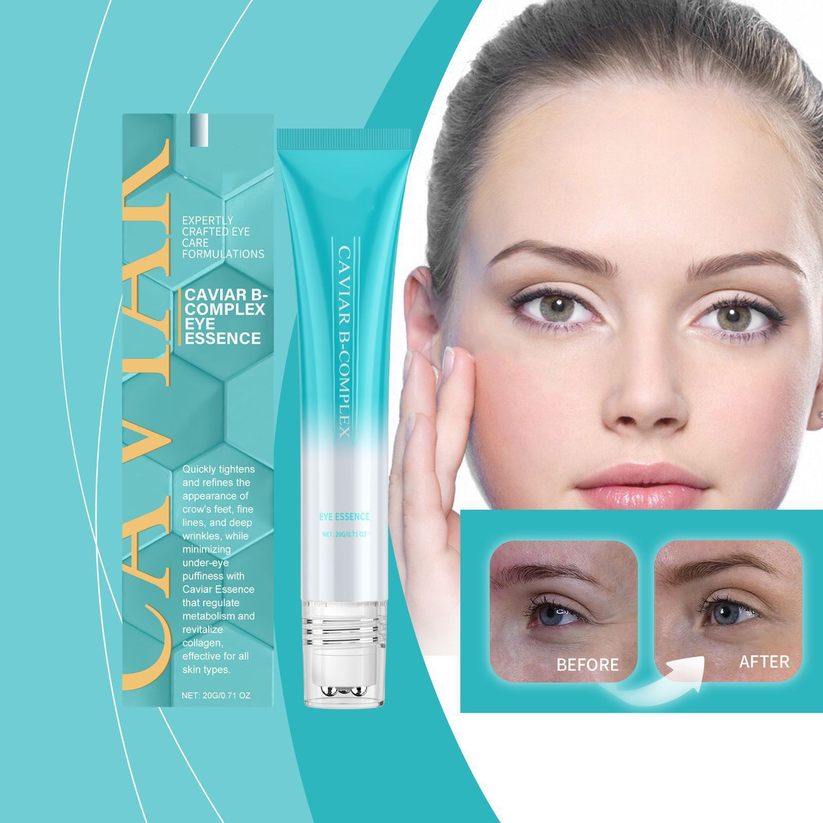 Dyue Caviar Eye Serum, Which Firms Skin and Reduces The Appearance Of ...