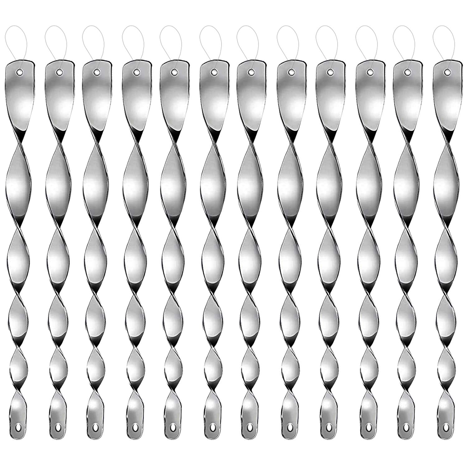 Dyvicl Reflective Scare Rods, Spiral Reflectors Ornamental Spinner ...