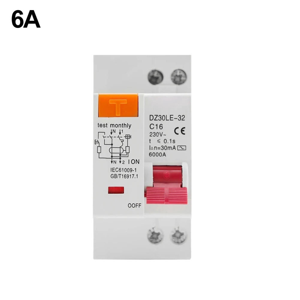Dz30L AC230V Circuit Breaker with Over and Short Current Leakage ...