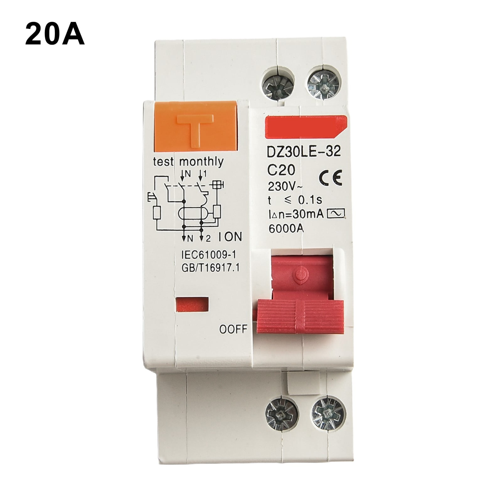 Dz30l AC230V Circuit Breaker Over and Short Current Leakage Protection ...