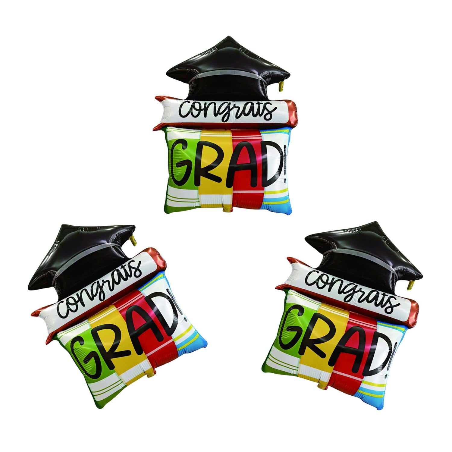 Dzrige Graduation Cap Balloons Grad Hat Balloons Congrats Grad Mylar ...