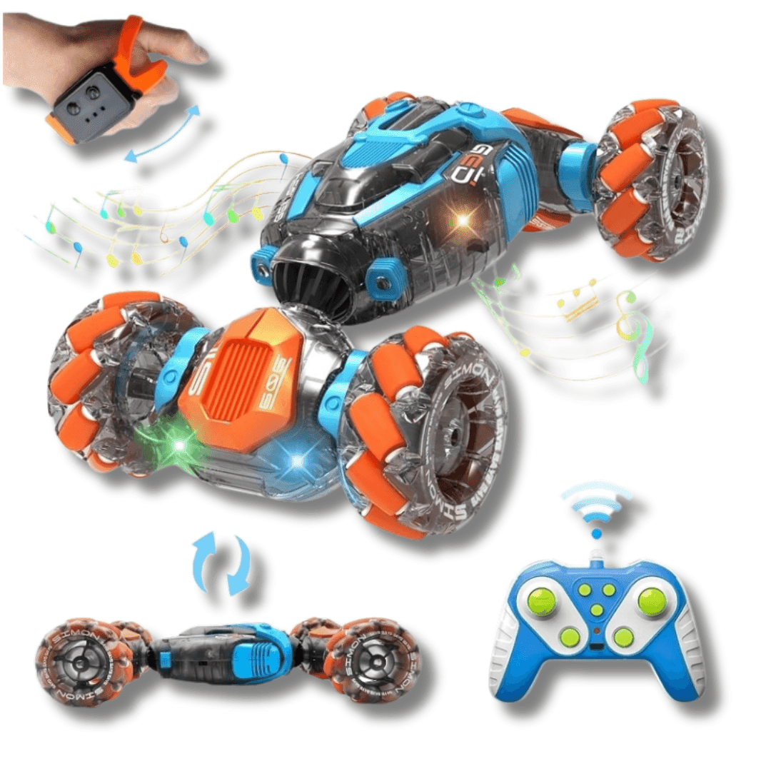 Dzxlin Gesture Sensing RC Stunt Car: 360° Flips & Rotating Toy ...