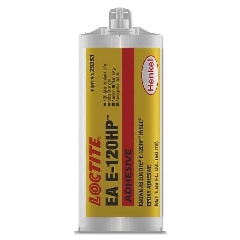 E-120HP Hysol Epoxy Adhesive, Ultra Strength, 50 mL, Dual Cartridge ...
