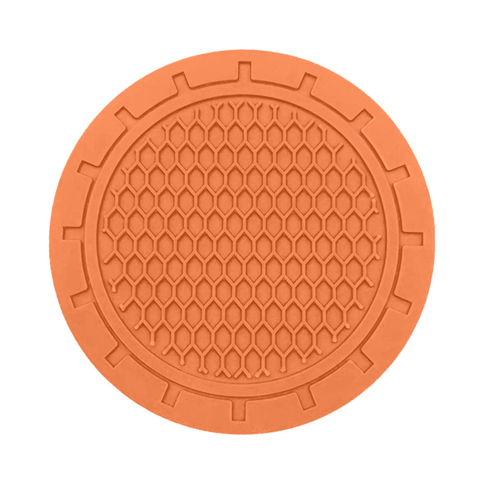 E 2 Pack Car Cup Mat Heat Insulation Mat Honeycomb Design Non Slip ...