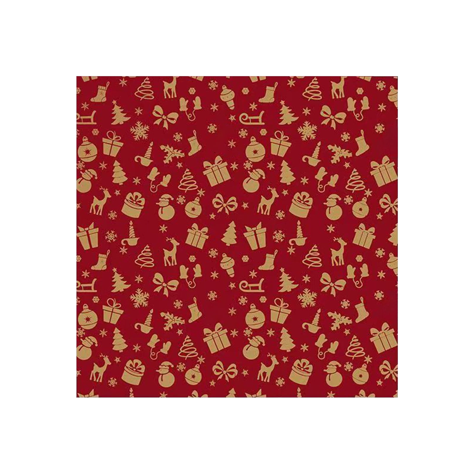 E 20Pcs Christmas Gift Wrapping Paper With Snowflake Reindeer Patterns ...