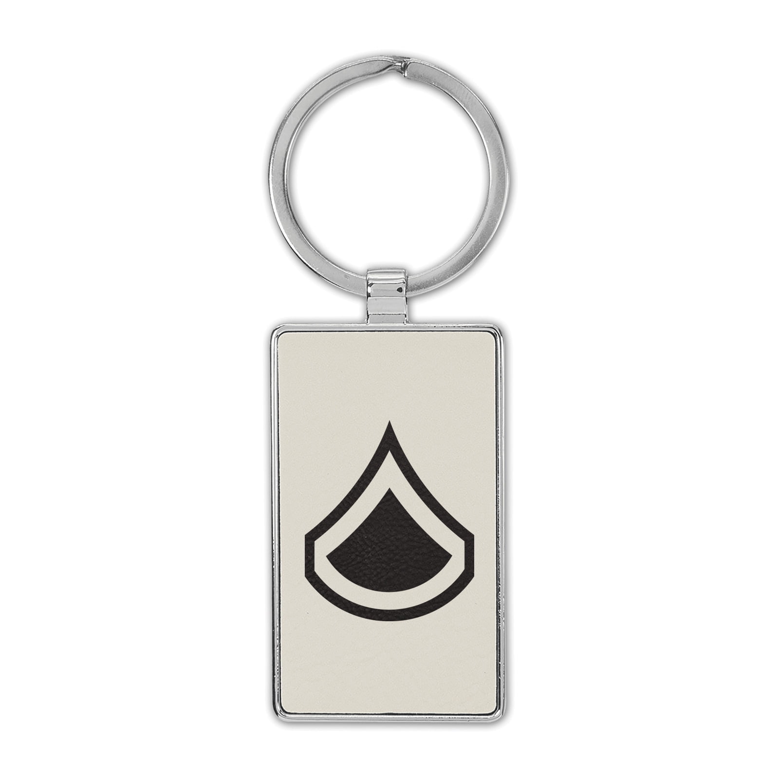 E-3 Private First Class Rank Premium Leatherette Keychain us army pfc ...