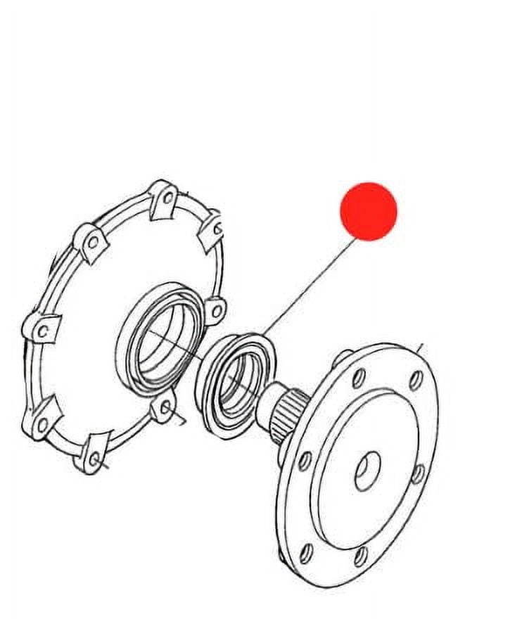 E-34070-13370 Front Axle Oil Seal - Walmart.com
