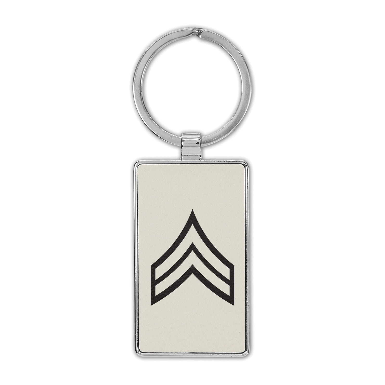 E-4 Corporal Rank Premium Leatherette Keychain cpl or-4 e4 us army ...