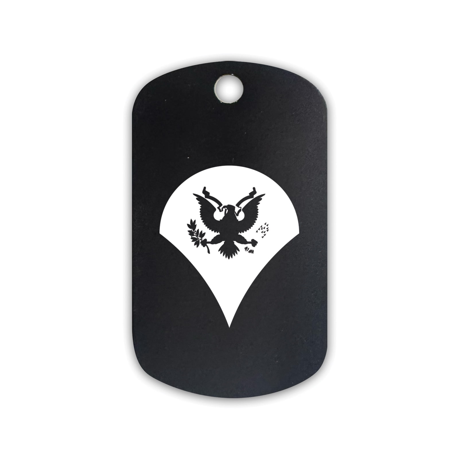E-4 Specialist Rank GI Dog Tag Aluminum Keychain spc or-4 e4 us army ...