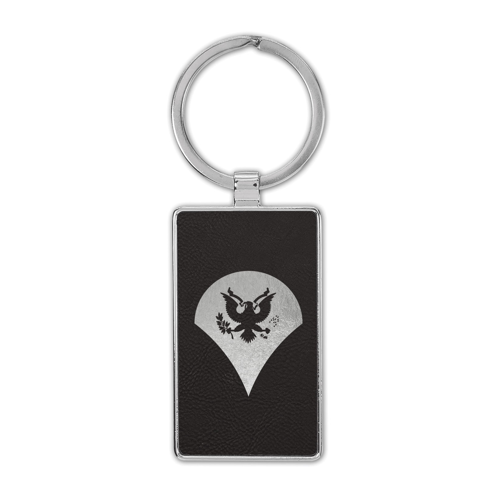 E-4 Specialist Rank Premium Leatherette Keychain spc or-4 e4 us army ...