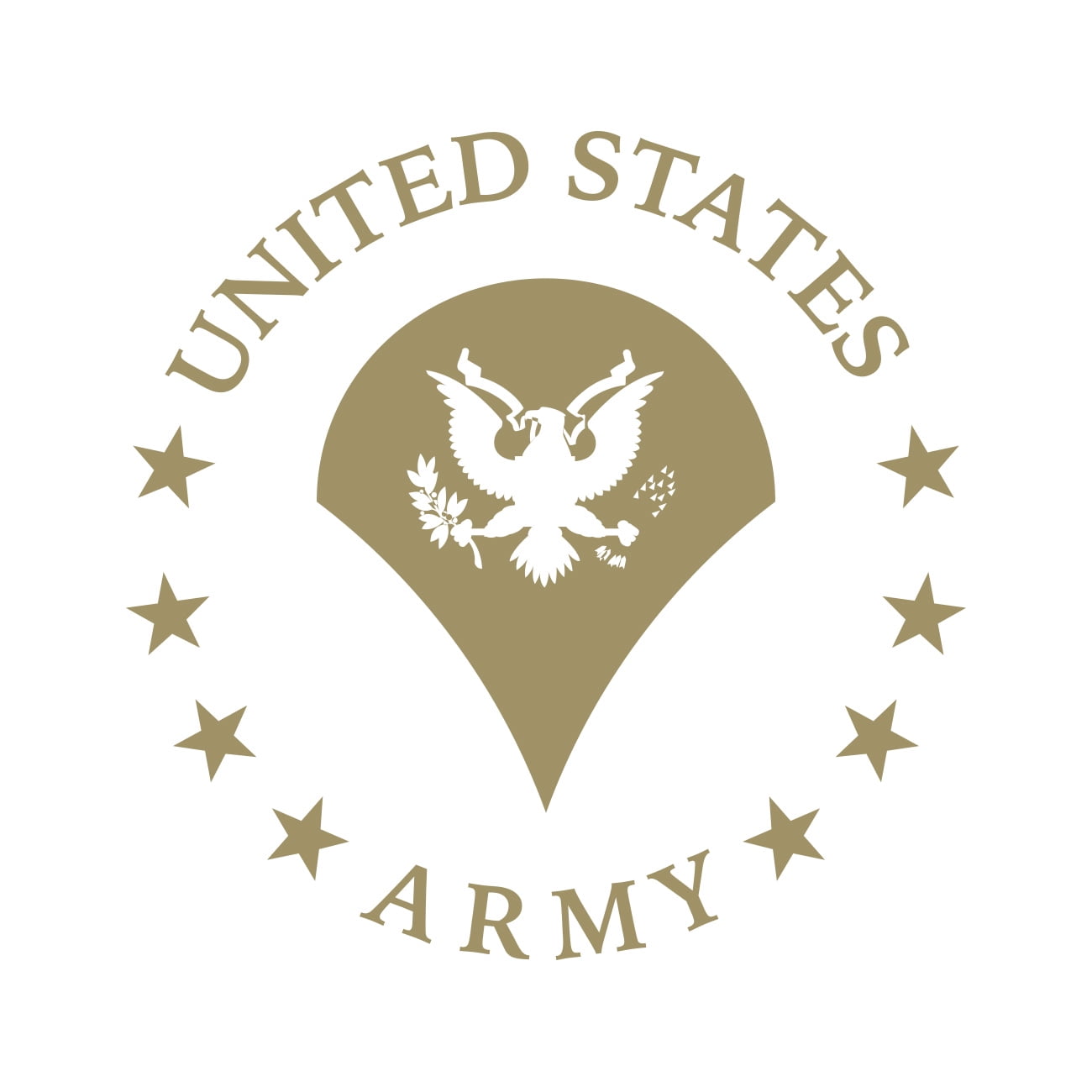 E-4 Specialist US Army Rank Sticker Decal Die Cut - Self Adhesive Vinyl ...