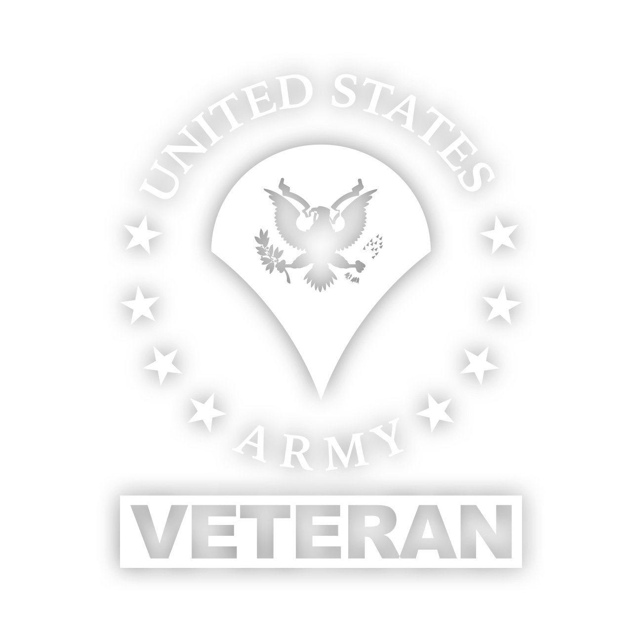 E-4 Specialist Veteran US Army Rank Sticker Decal Die Cut - Self Adhesive Vinyl - Weatherproof ...