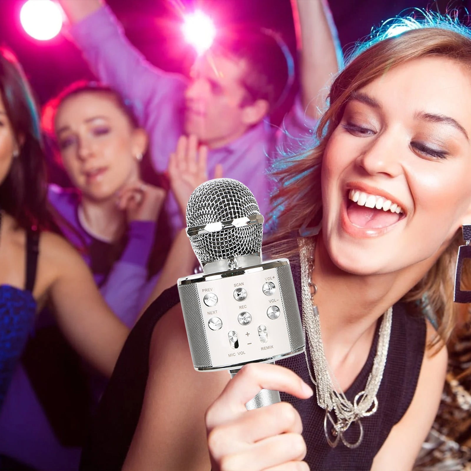 E-402 Stand Microphone Old Microphone Retro And Stand Party Decorations ...