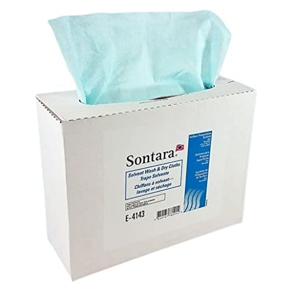 E-4143 Solvent Wash & Dry Wipe, 12" x 16.5", 100/box - Walmart.com