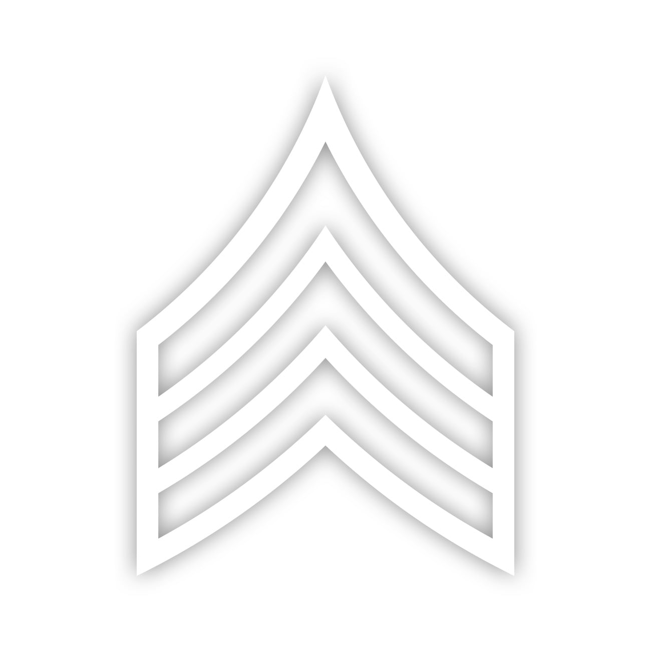 E-5 Sergeant Rank Sticker Decal Die Cut - Self Adhesive Vinyl ...