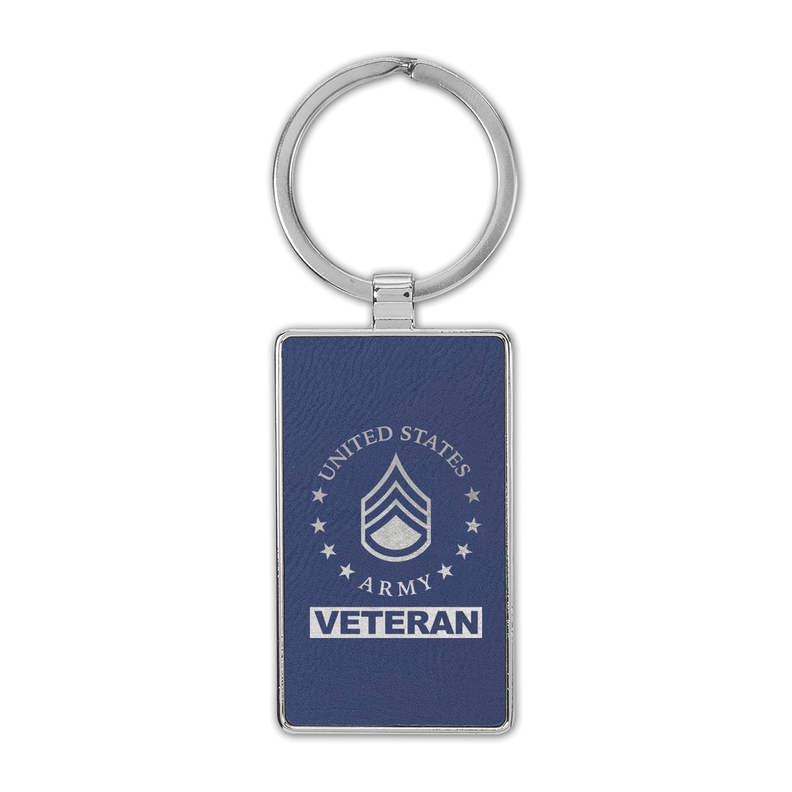 E-6 Staff Sergeant Veteran US Army Rank Premium Leatherette Keychain ...