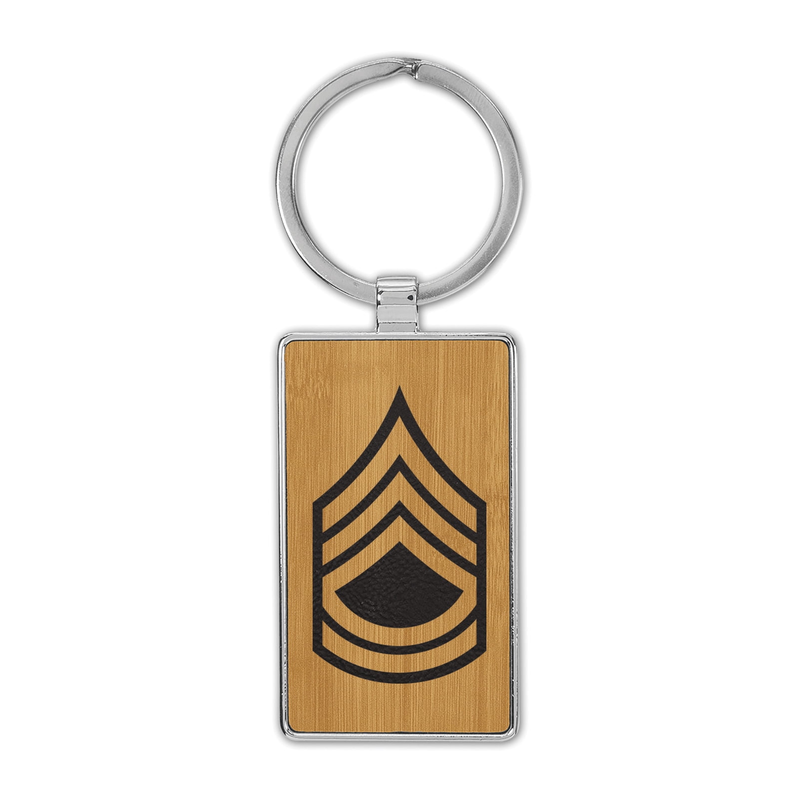 E-7 Sergeant First Class Rank Premium Leatherette Keychain sfc or-7 e7 ...