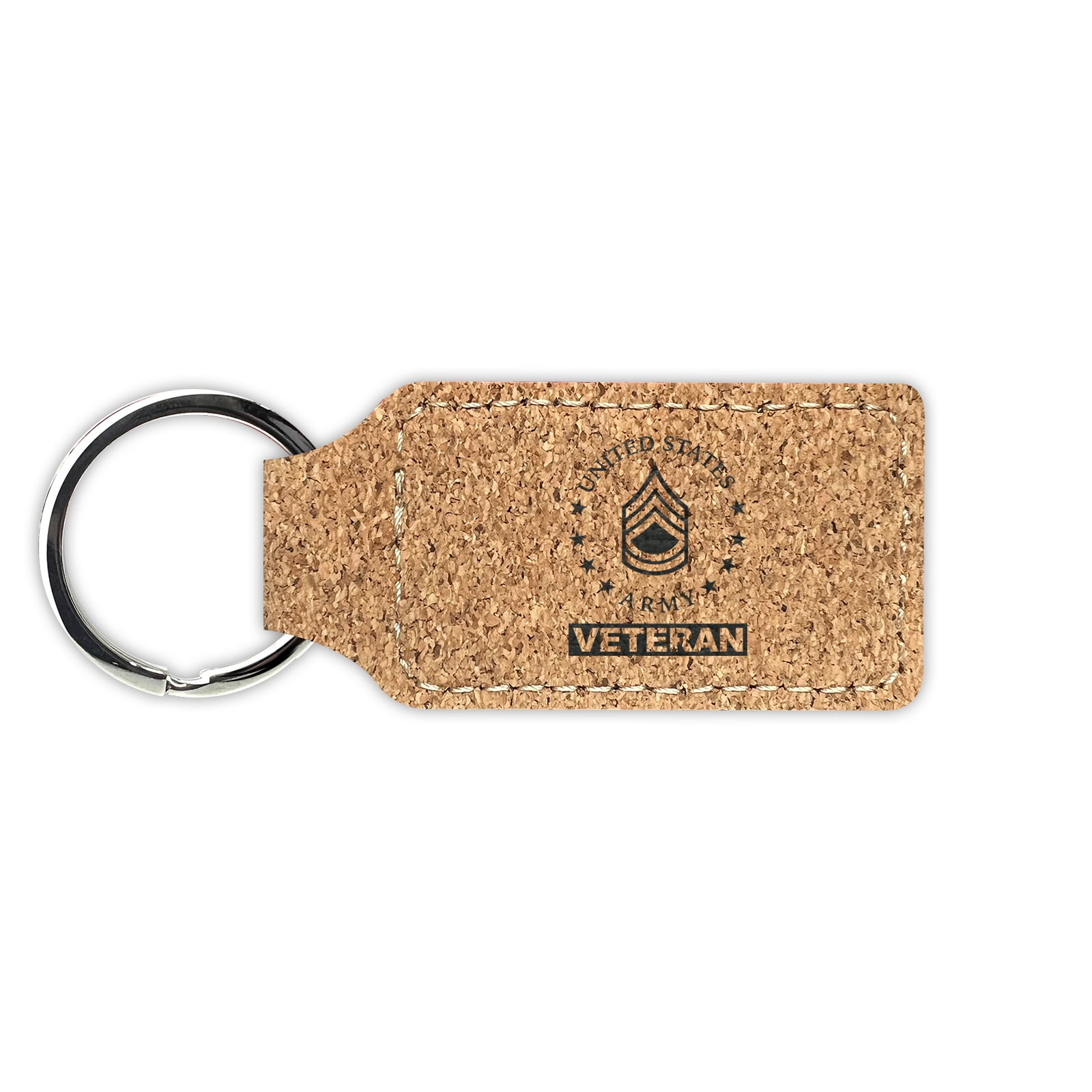 E-7 Sergeant First Class Veteran US Army Rank Keychain Leatherette ...