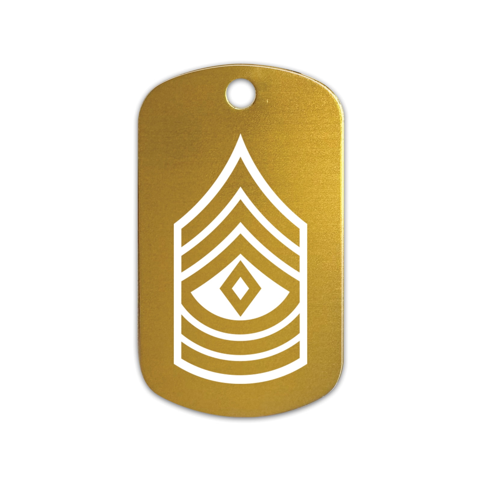 E-8 First Sergeant Rank GI Dog Tag Aluminum Keychain 1sg or-8 e8 us ...