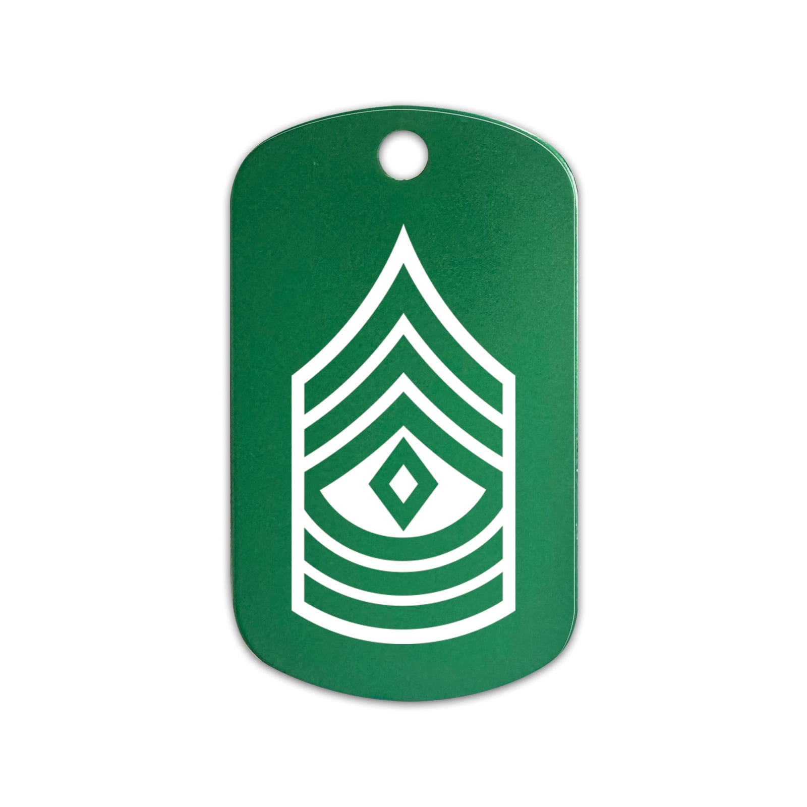 E-8 First Sergeant Rank GI Dog Tag Aluminum Keychain 1sg or-8 e8 us ...