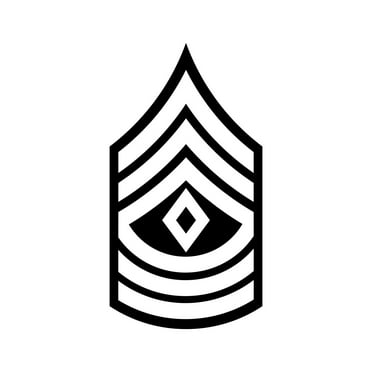 E-5 Sergeant Rank Sticker Decal Die Cut - Self Adhesive Vinyl ...