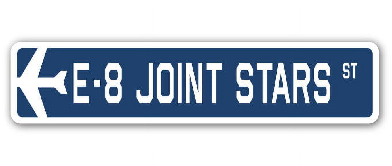 E-8 Joint Stars Street Sign Air Force Aircraft Military | Indoor ...