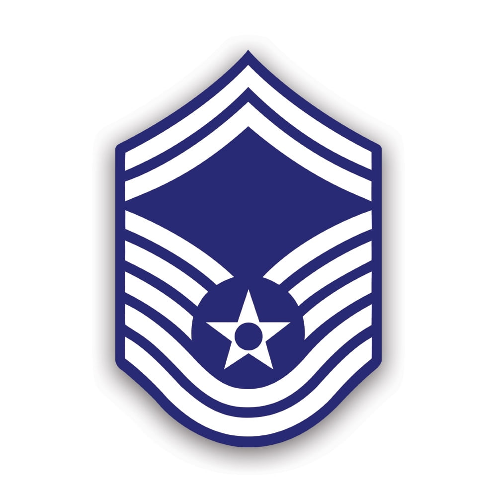 E-8 Senior Master Sergeant SMSgt OR-8 Sticker Decal - Self Adhesive ...