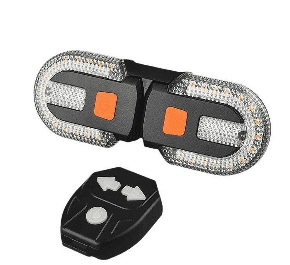 E-84 Bike Wireless Led Tail Light Turn Signal Usb Rechargeable Remote ...
