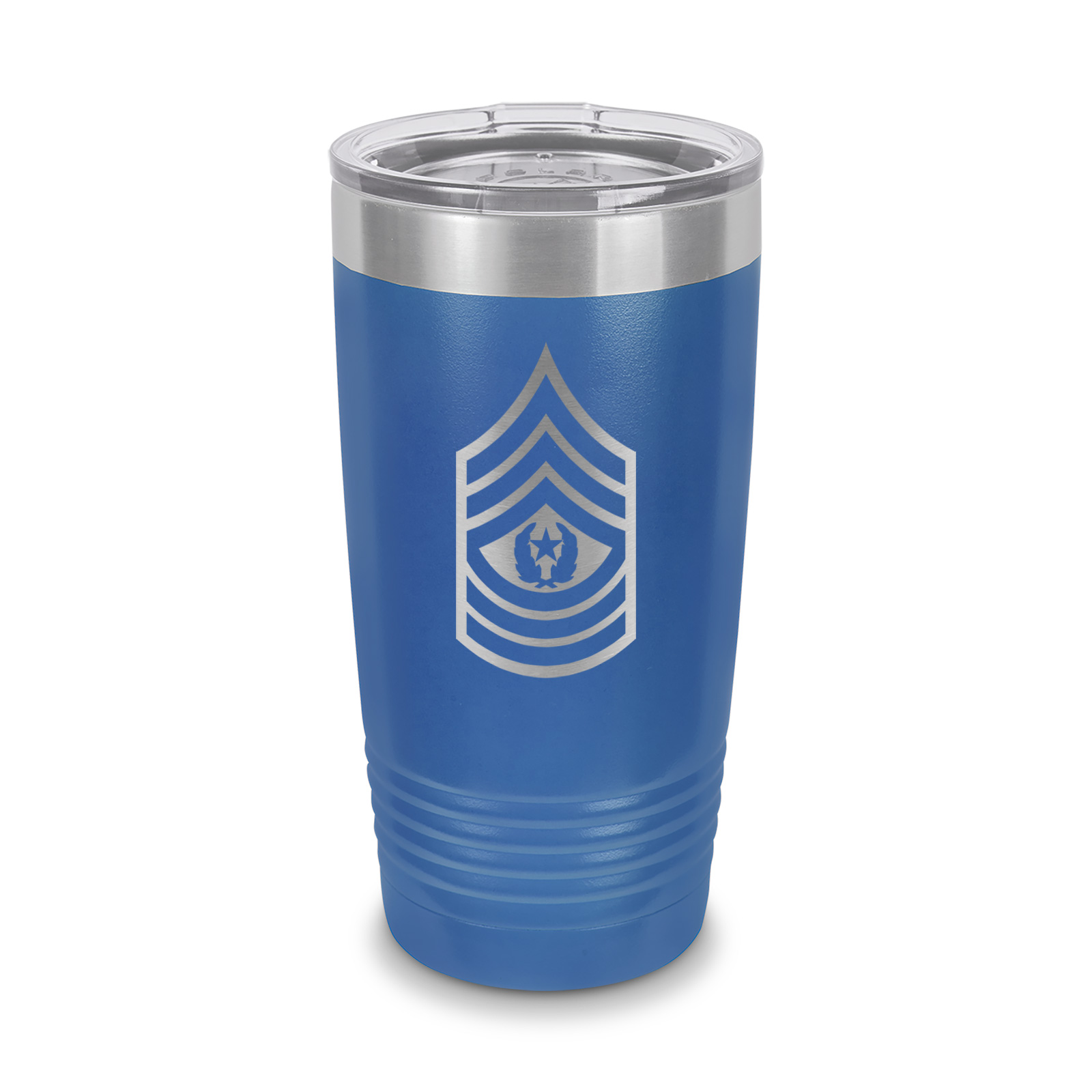 E-9 Command Sergeant Marjor Rank Tumbler 20 oz - Laser Engraved w ...
