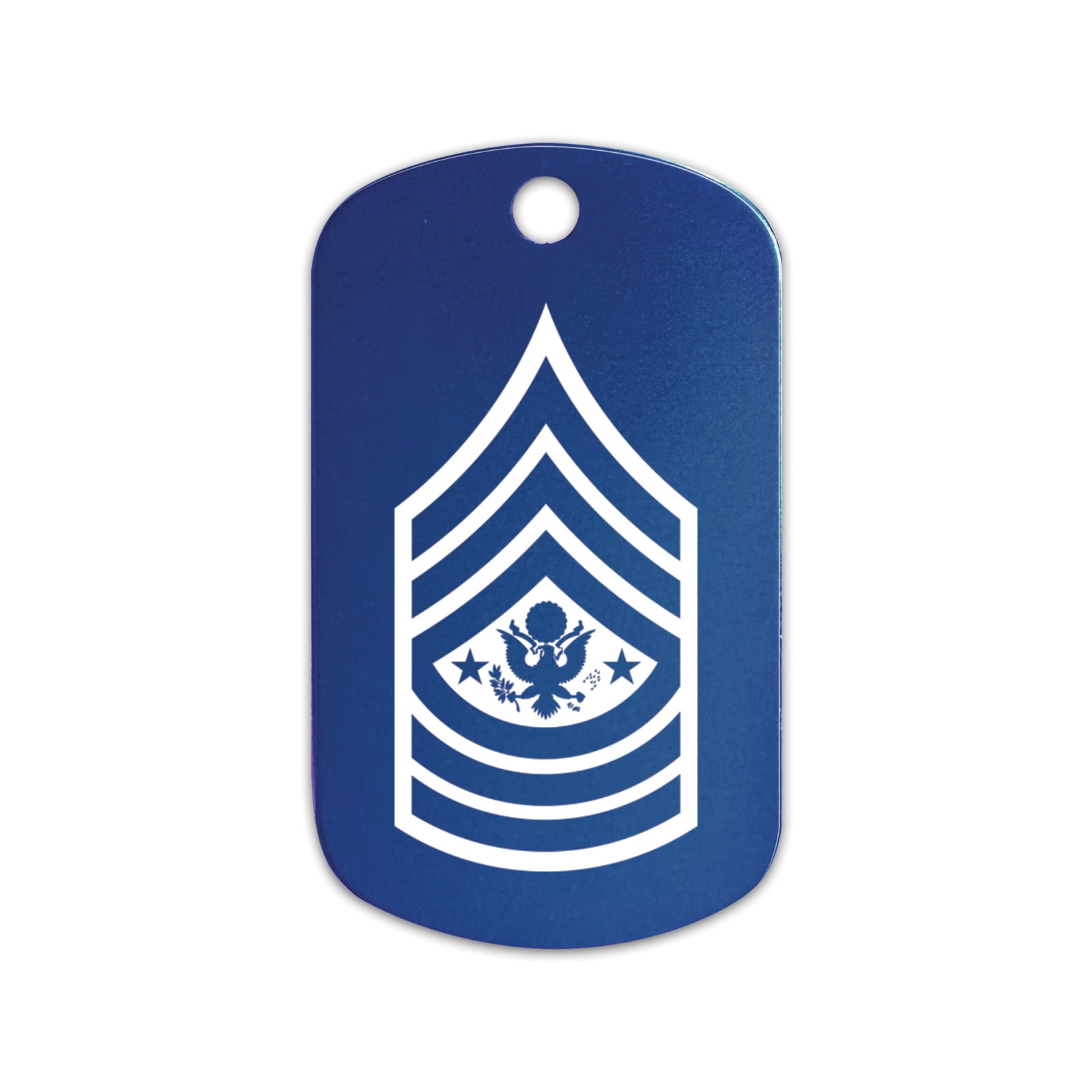 E-9 Sergeant Major Of The Army Rank GI Dog Tag Aluminum Keychain sma or ...