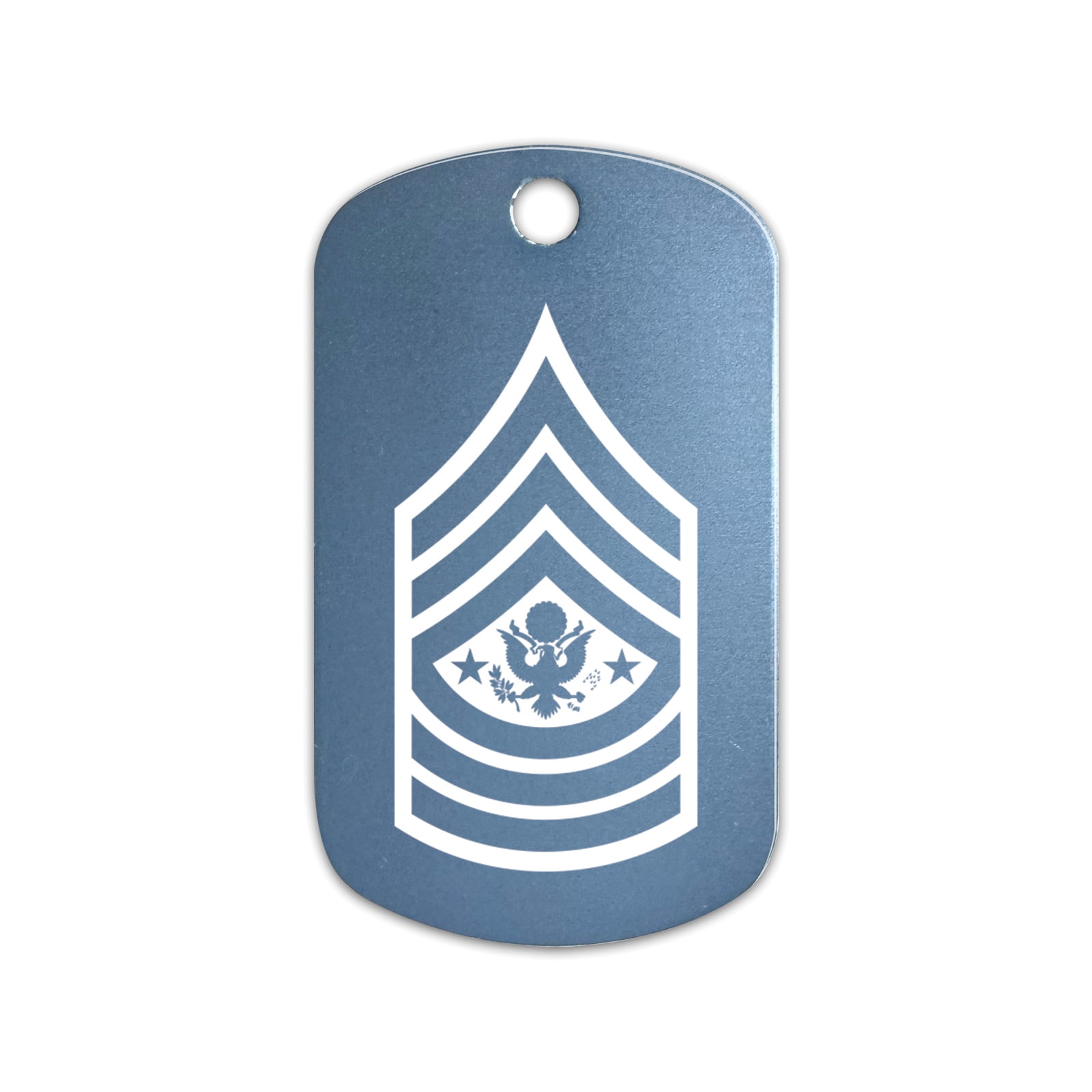 E-9 Sergeant Major Of The Army Rank GI Dog Tag Aluminum Keychain sma or ...