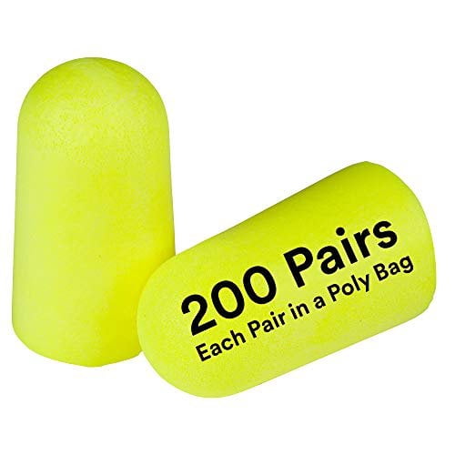 E-A-R, MMM3121251, soft Yellow Uncorded Neon Foam Earplugs, 200 / Box ...