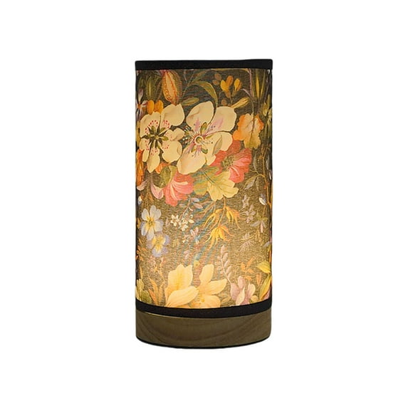E Art Table Lamp Bedroom Bedside Lamp With Fabric Design, Soft Ambient ...