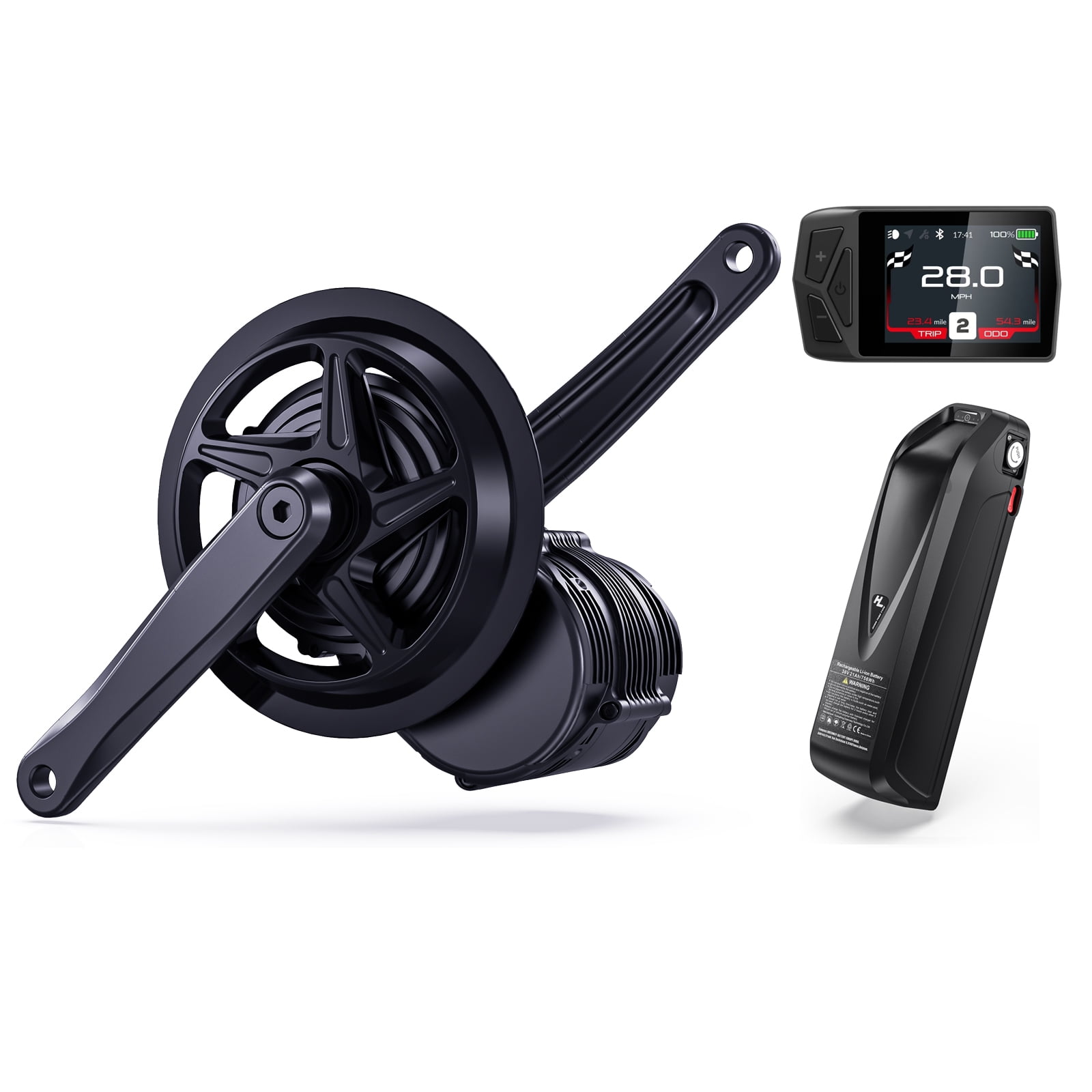 E Bike Conversion Kits with Battery - TSDZ8 750W Mid-Drive Electric ...