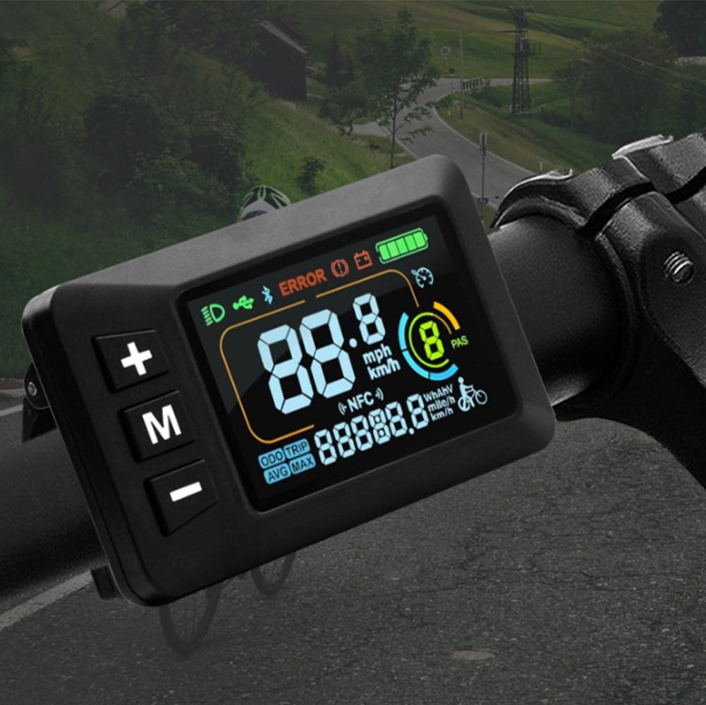 E-Bike Display 24V 36V 48V 60V Lcd Display With 5 Pin Waterproof ...