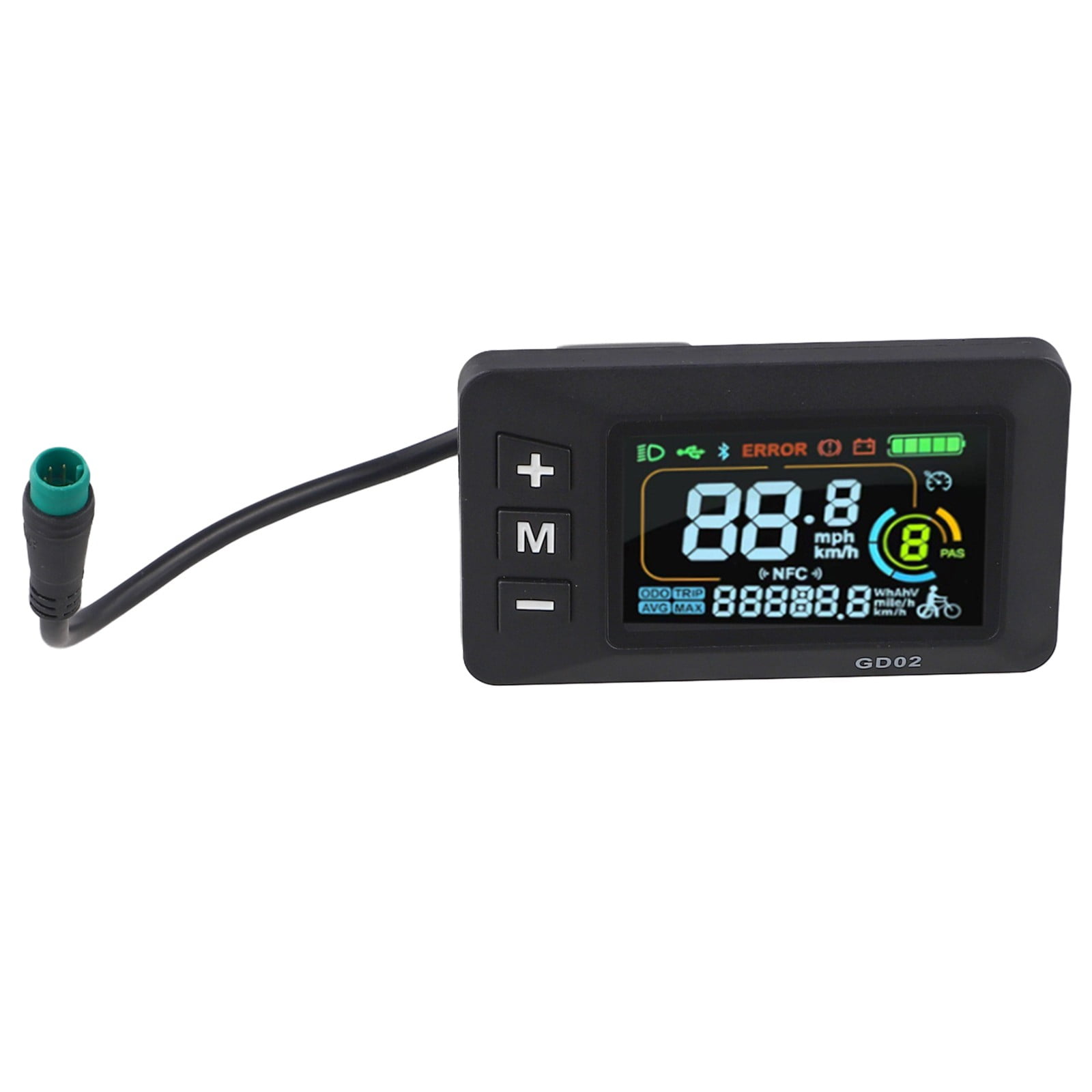E-Bike Display 24V 36V 48V 60V Lcd Display with 5 Pin Waterproof ...