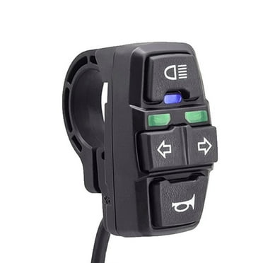 Switch, Handlebar Lamp Turn Switch 3-in-1 E-bike Turn Handlebar Lamp Turn Qahm Huiop Switch E ...