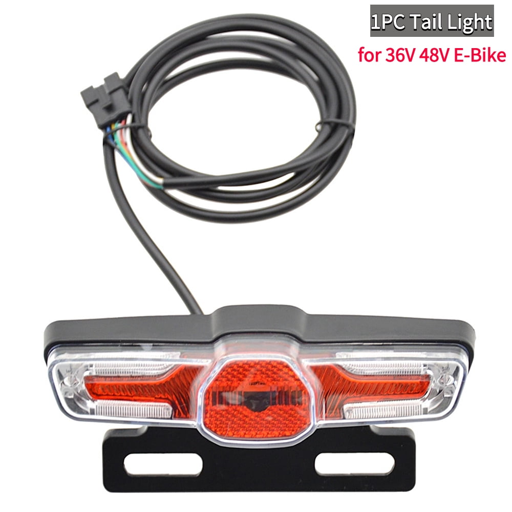 E-Bike Front Brake Rear Light Set 24V 48V Bike Rack Lamp with Horn ...